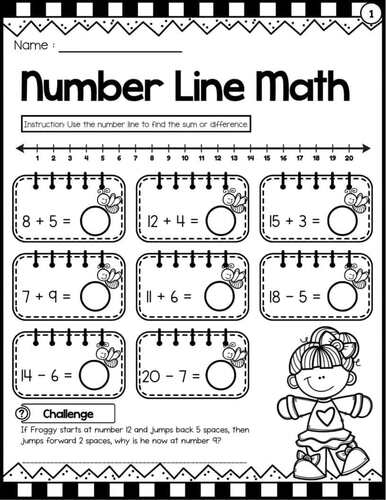 Addition and Subtraction Within 20 Assessment | No Prep 1st Grade Math ...