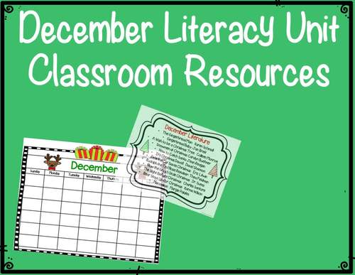 December Literacy Unit: Lesson Support for Gingerbread & Christmas ...
