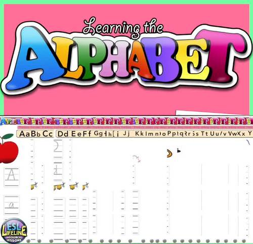 Alphabet - Tracing, Coloring, Recognizing Sounds, & Forming Letters BUNDLE