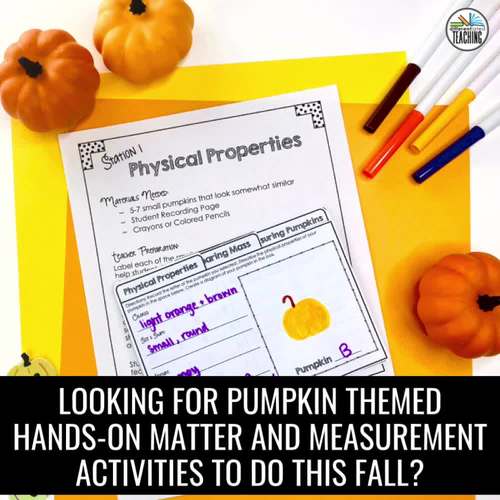 Pumpkin Investigation: Halloween Science & Math Activities for October STEM