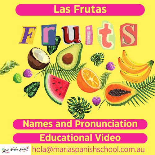 Spanish-Fruits - Las Frutas_ Educational Video by Maria Spanish School