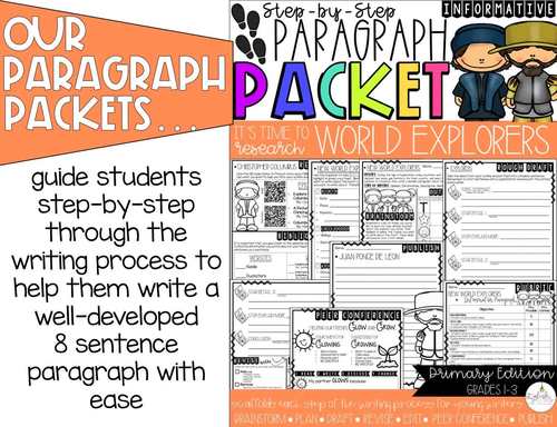 It's Time to Research Explorers | Paragraph Packet | Informational | CKLA