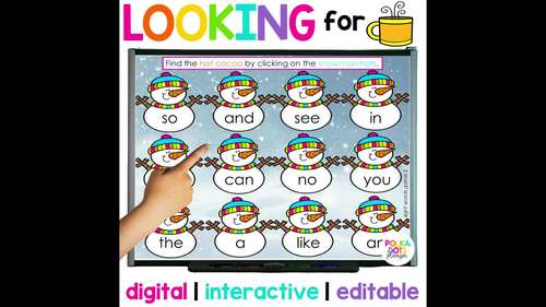 Digital Winter Snow Activities for Math & Reading & Writing | Distance ...