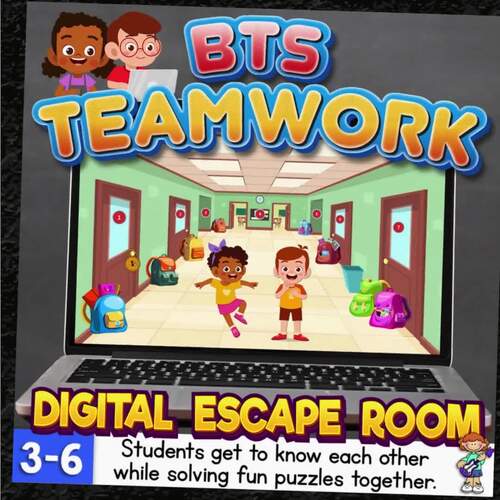 Back to School Digital Escape Rooms Bundle Elementary & Middle School ...