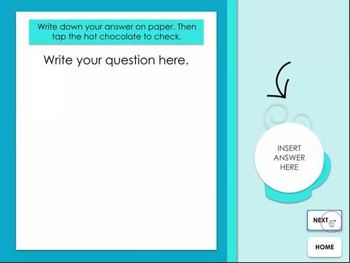 Google Slide PPT Game Template | Digital Editable Self-Checking | Snowy ...