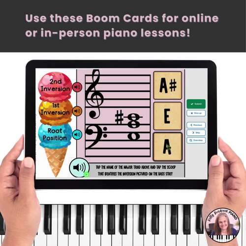 Name the Major Triad & Inversion on Bass Staff BOOM™ Cards Digital ...