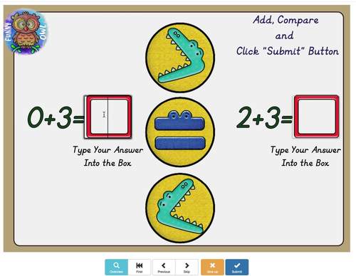 Addition to 20 | Boom Cards | Add and Compare up to 20 by Funny Owl