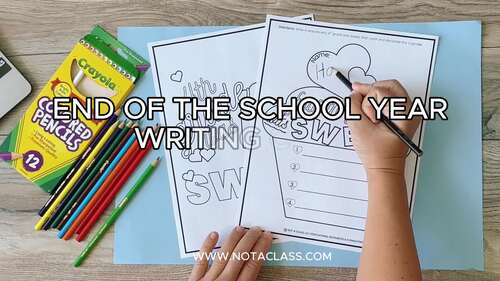 1st Grade was Sweet Cupcake Activity & Writing Craft | End of the Year ...
