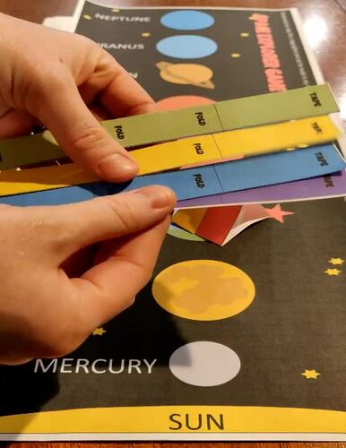 Solar System Planets Centers Activity Game 1st Grade 2nd Grade 3rd Grade
