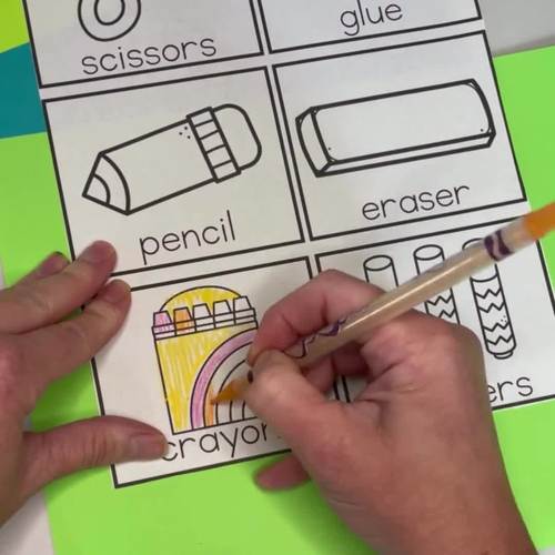 Back to School Readers Vocabulary Readers Mini Bundle Read and Write ...