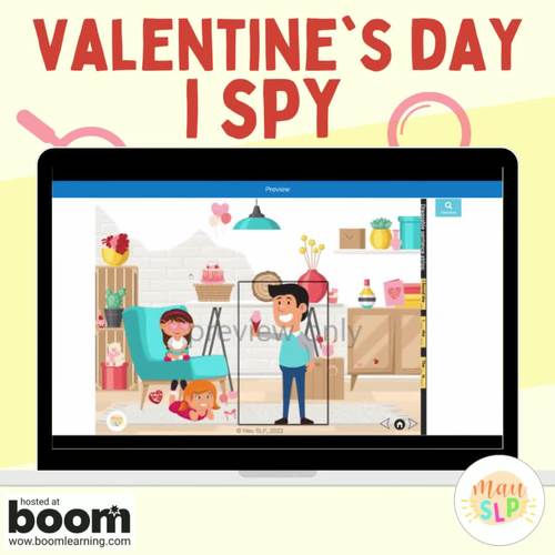 Valentine's Day I Spy Boom Cards™ by Mau SLP | TPT