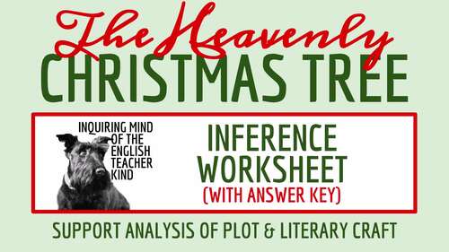 "The Heavenly Christmas Tree" by Dostoevsky Literary Analysis Worksheet ...