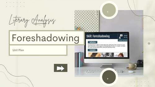 Foreshadowing Unit | Foreshadowing Lessons by Lavender and Literacy