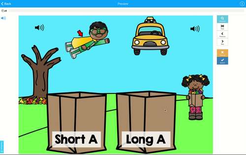 Long and Short Vowel Sort Picture & Sound Vowel Sorting Game No Prep ...