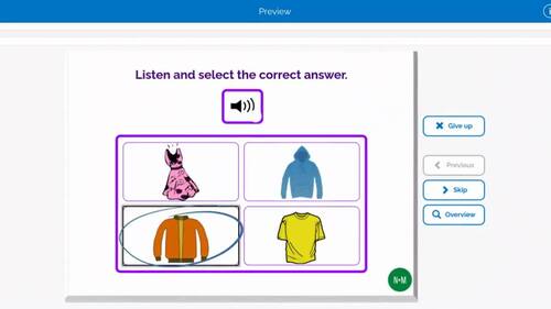 Boom Cards - La Ropa - Clothes Vocabulary Listening Activity by NATAM