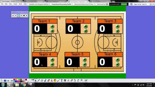 Proportional Reasoning Mathketball SOL 7.3 and 8.4 by Luke Dulin