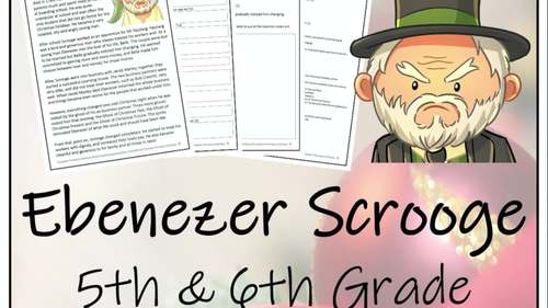 Ebenezer Scrooge Close Reading Comprehension Activity | 5th Grade & 6th ...