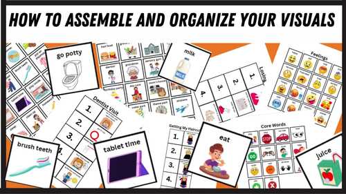 Visuals for Parents to Use at Home - featuring a boy character | TPT