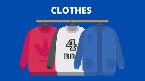 CLOTHES - DISTANCE LEARNING by Teacher on Trend | TPT