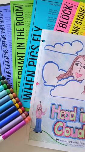 Idioms Figurative Language Lesson and Activities by Love Live Laugh TEACH