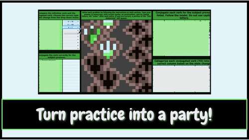 Spanish 1 Verbs | Digital Mystery Picture Resource Bundle | No Prep ...