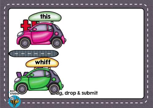 Digraphs TH WH Sorting Boom Cards Game by Busy Bee Studio | TPT