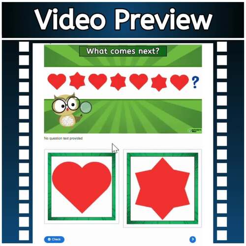 Patterns: Select the Next One Digital Resources by Schooler's Mate