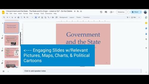 The Judicial Branch - Complete Unit Google Slides Set w/Lecture Notes