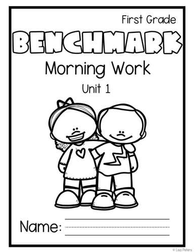 Benchmark Advance First Grade Morning Work by Lisa Peters | TPT