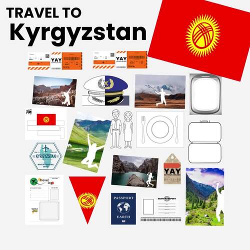 Travel to Kyrgyzstan! – Printable Pretend Travel Activity for Kids