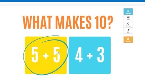 Making Ten Boom Cards™ - Make 10 with & without 10 Frames Digital Activity