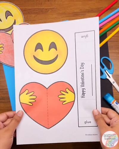 Valentines Day Craft Kindergarten | Valentines Day Craftivity First Grade