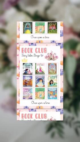 Fairy tales BookClub Bingo! | Printable | Librarian | Games | TPT