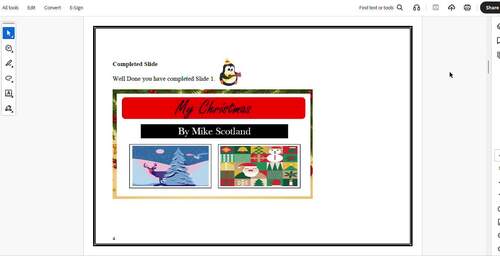 Christmas Slideshow Project – Editable PowerPoint & Google Slides Activity!