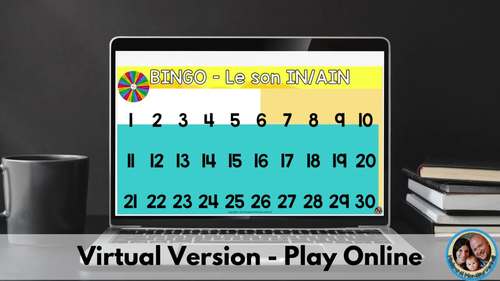 French Sound BINGO Phonemes - Les sons - Le son IN / AIN | TPT