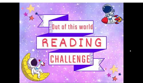 Space Reading Challenge w/ Reading Log and Story Sequence Activity