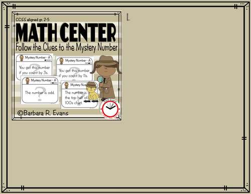 CRITICAL THINKING MATH CENTER Follow the Clues to the Mystery Number ...