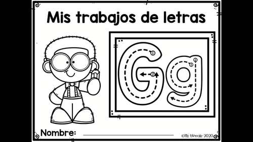 SÍLABAS de la letra G y dígrafo gu | Hojas de trabajo lectura by Ms Herraiz