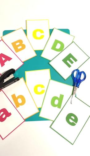 Alphabet Flash Cards: Letter Flashcards for Upper and Lowercase Letters ...