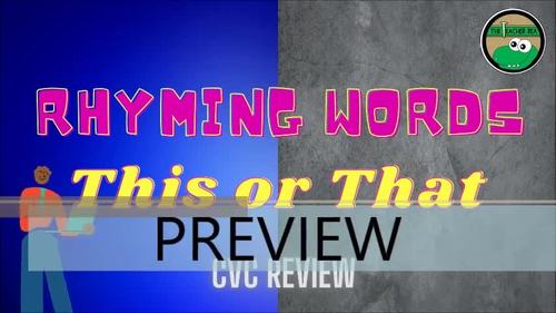 CVC (Review) Rhyming Words This or That Brain Break Videos by The ...