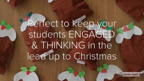 Christmas Activities Grade 3-6: Creative Thinking Task - Printable ...