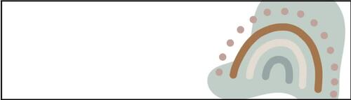 Name Tags Boho Rainbow Themed by Lower Mountain Teachings | TPT