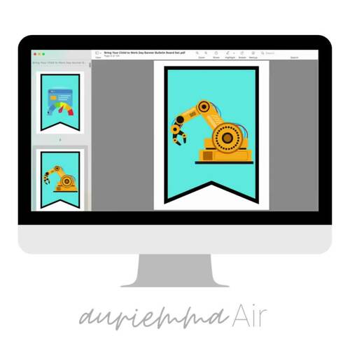 Bring Your Child to Work Day Banner + Bulletin Board Set by AuriemmaAir