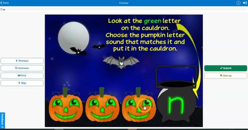 Halloween Alphabet Letter Sound Match Uppercase and Lowercase by AlDee ELA