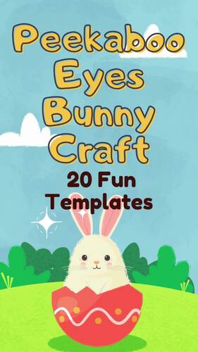 Easter Bunny Craft | Movable Eyes Activity | Fun Spring DIY Interactive ...