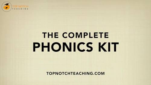 Phonics Worksheets & Activities MEGA Bundle Science of Reading Aligned