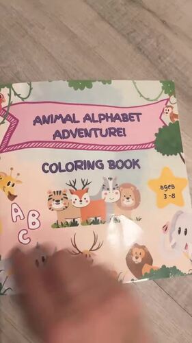 Animal Alphabet Coloring Book by The Creative Science Teacher's Toolbox