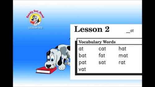 Ready, Set, Read: DVD Lesson 02 Short A “at” by Vera Nelson