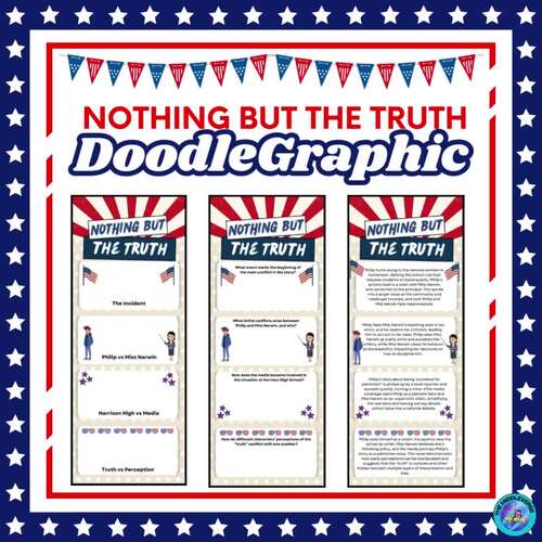 Nothing But the Truth Doodlegraphic Activity by The MiddleVerse | TPT