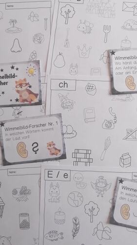 German Letter Heroes: I Spy Pictures for Letter Introduction | TPT